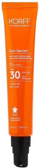 KORFF Sun Secret Face Fluid SPF30+ | Krémmánia