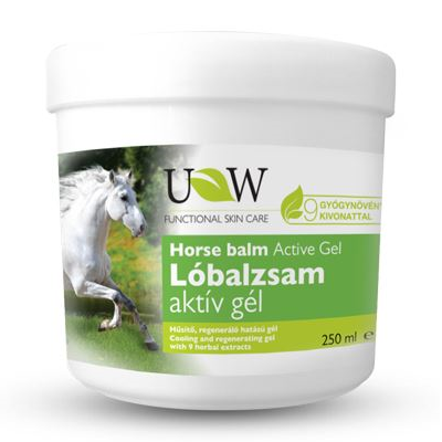 UW Naturcosmetic Lóbalzsam Aktív Gél 9 Gyógynövény Kivonattal | Krémmánia