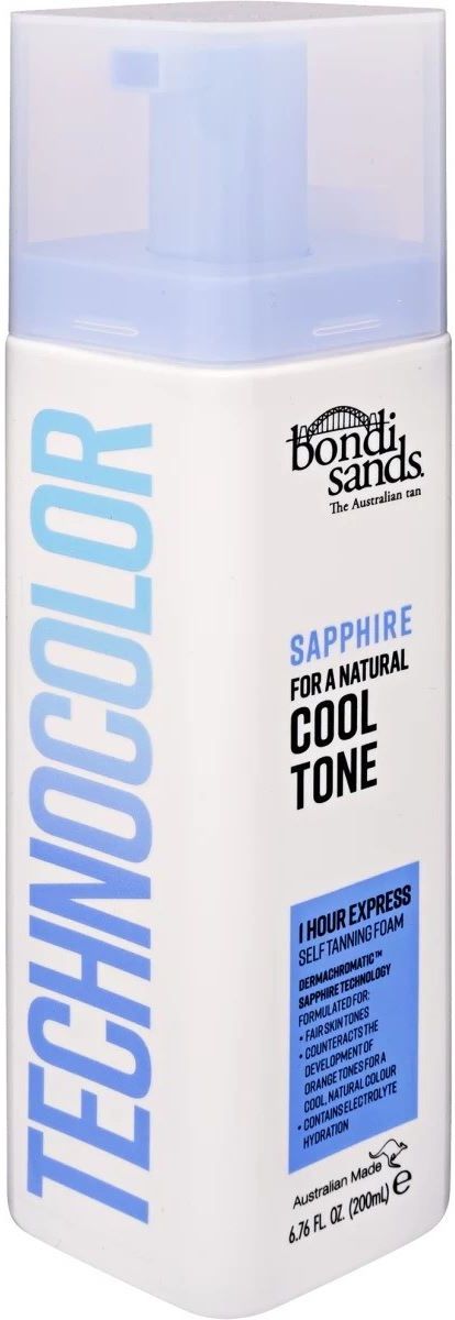 Bondi Sands Technocolor 1 Hour Express Self Tanning Foam - Sapphire ...