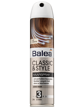 Balea Classic & Style Haarspray | Krémmánia