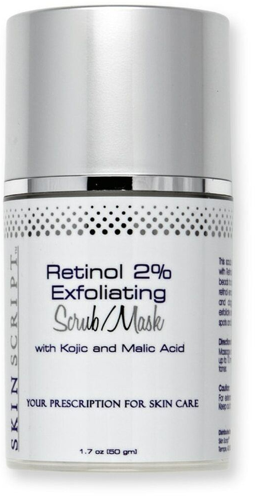 Skin Script Retinol 2% Exfoliating Scrub/Mask | KremMania
