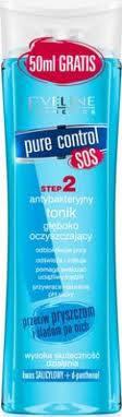 Eveline Pure Control SOS Antibacterial Mélytisztító Tonik | Krémmánia