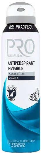 Tesco Pro Formula Invisible Dezodor Nőknek | KremMania
