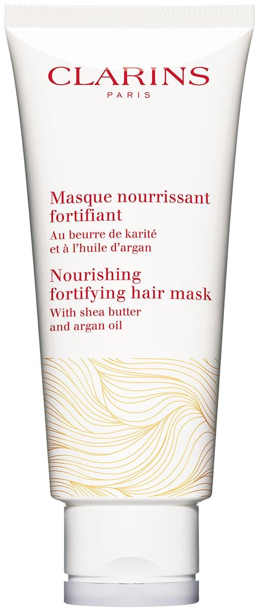 Clarins Nourishing Fortifying Hair Mask with Shea Butter and Argan Oil ...