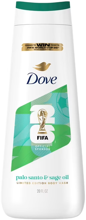 Dove x Fifa 2026 Limited Edition Palo Santo & Sage Oil Body Wash ...