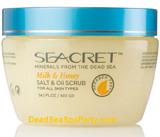 Seacret Milk&Honey Salt Oil Scrub | Krémmánia