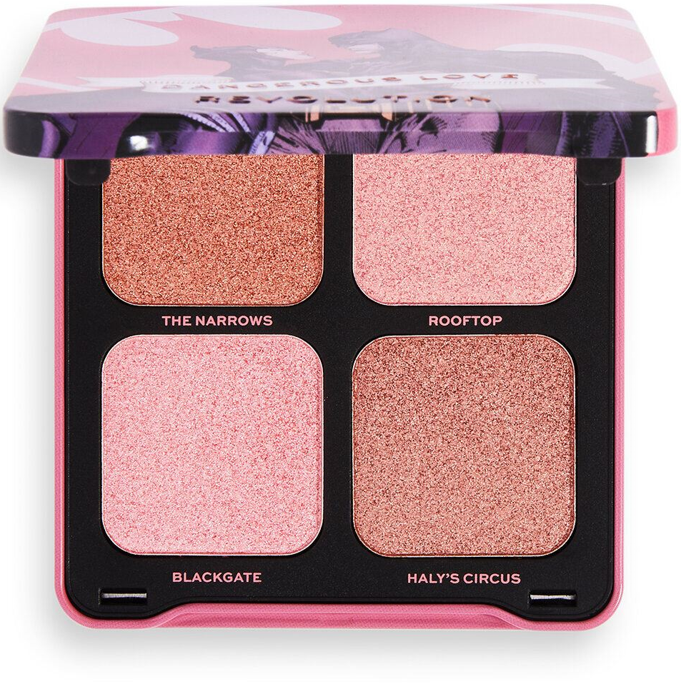Revolution X DC Dangerous Love Highlighter Quad | KremMania
