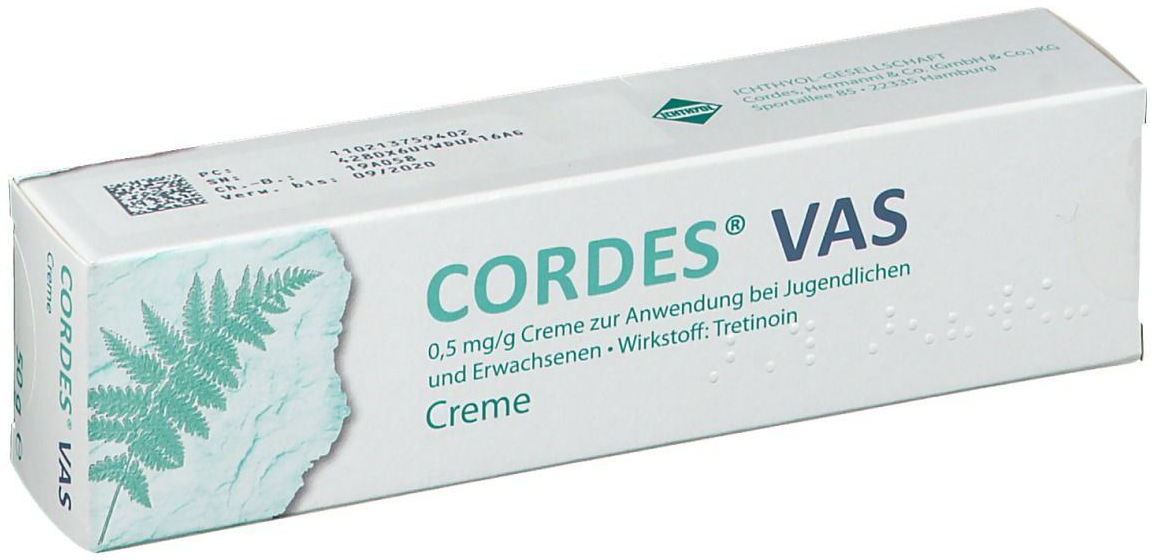 Cordes Vas Creme 5% | Krémmánia