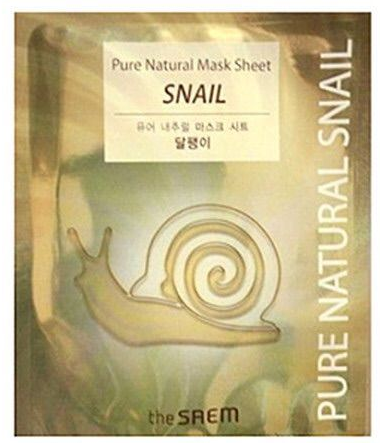 The Saem Pure Natural Mask Sheet - Snail | Krémmánia