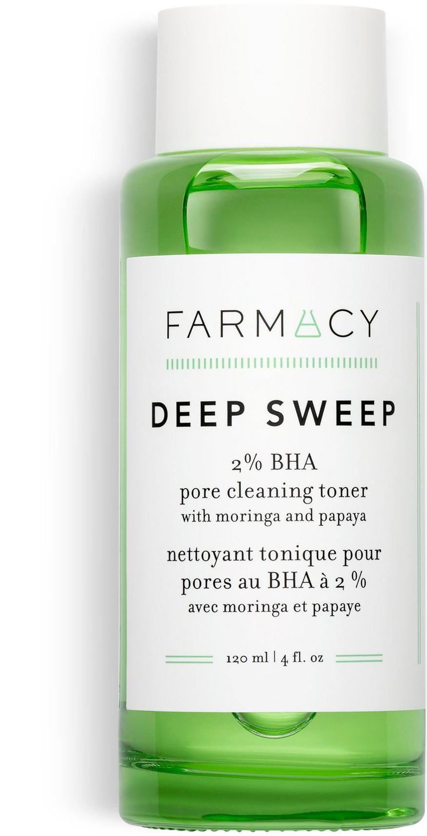 Farmacy Deep Sweep 2% BHA Pore Cleaning Toner With Moringa + Papaya ...