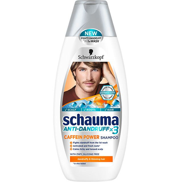 Schauma Anti-Dandruff X3 Caffein Power Shampoo | Krémmánia