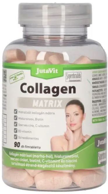 JutaVit Green&Health Collagen Matrix Étrend-kiegészítő Filmtabletta | KremMania