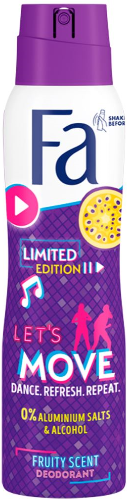 Fa Let's Move Dezodor Spray | KremMania