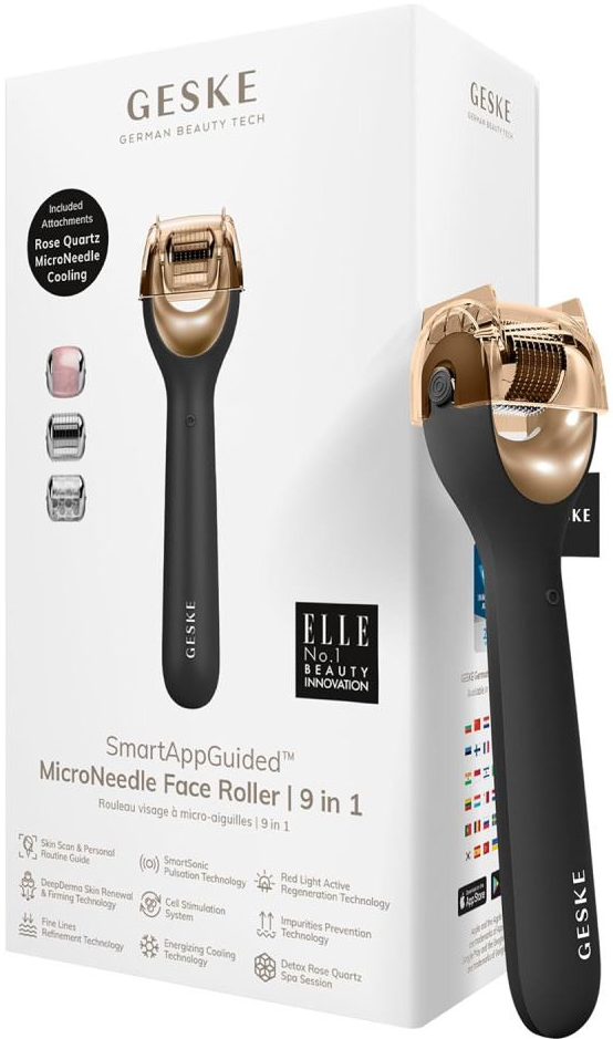 Geske Microneedle 9 Az 1-Ben Mikrotűs, Mezoterápiás Masszírozó Roller 3 ...