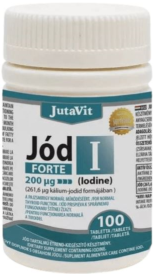 JutaVit Jód Forte 200Μg Tabletta | Krémmánia