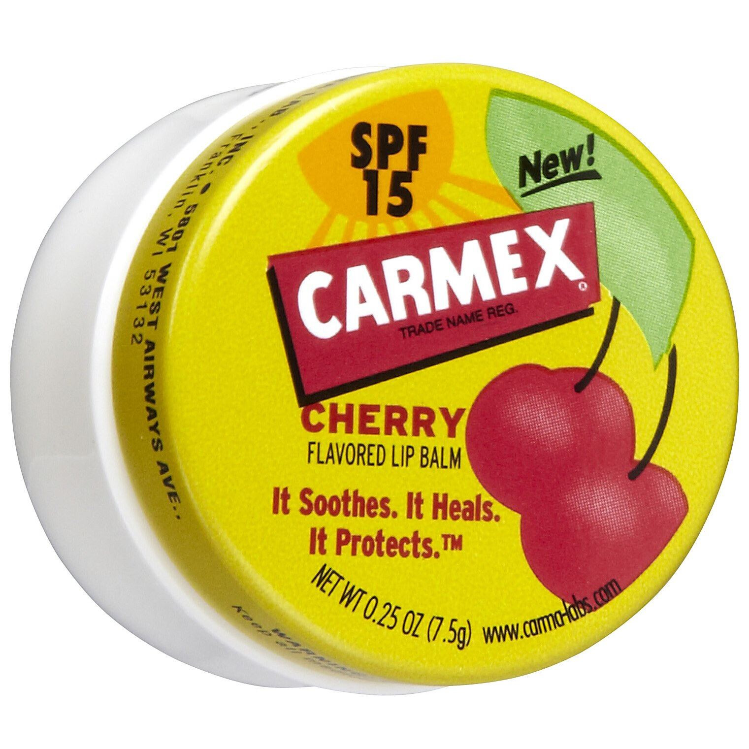 Carmex Cherry Flavored Lip Balm Pot SPF15 | KremMania